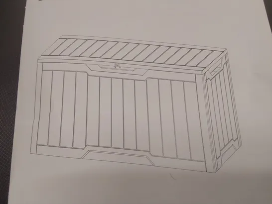 Lot 1416: BOXED GARDEN STORAGE BOX - 5760251 | Simon Charles Auctioneers
