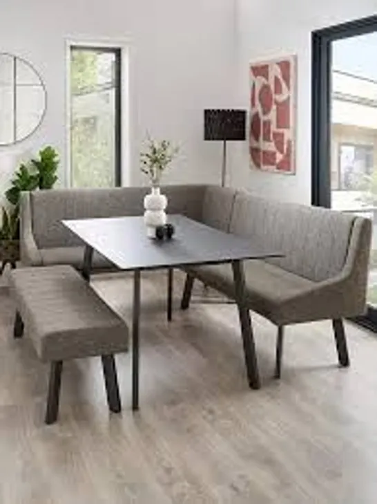 Lot 371: BOXED DENVER TABLE & BENCH DINING SET (2 BOXES) RRP £999 ...