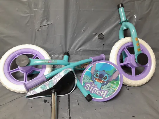 Lot 9694: DISNEY LILO & STITCH 10-INCH BALANCE BIKE - 5048450 | Simon Charles Auctioneers