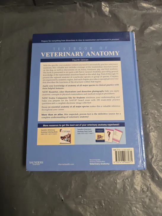 Lot 8610: TEXTBOOK OF VETERINARY ANATOMY FOURTH EDITION - 5181008 ...