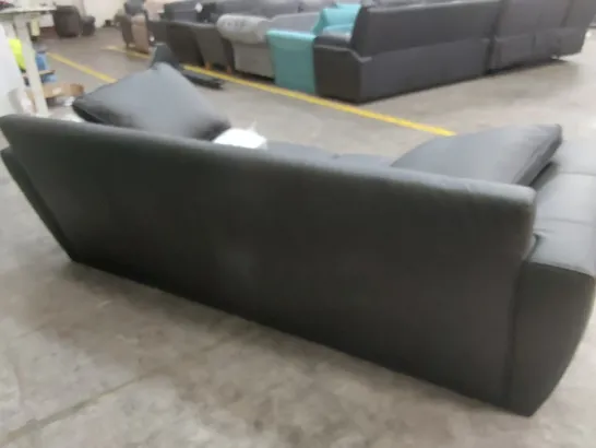 Lot 38: SONA 3 SEATER LEATHER SOFA - MISSING BACK CUSHIONS RRP £1249 ...