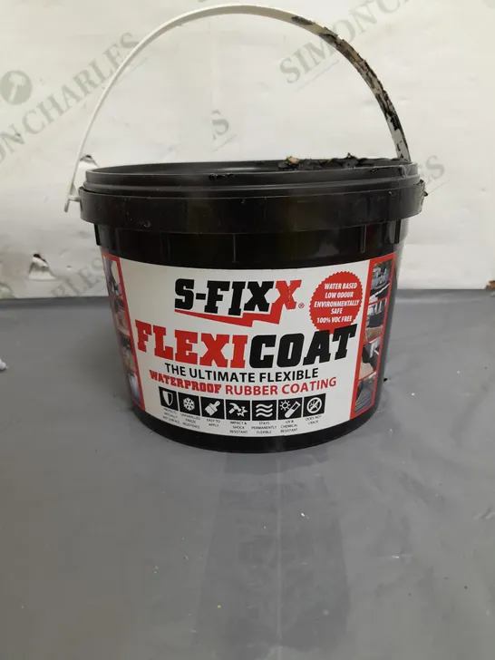 Lot 7737: BOXED TUB OF APPROX 2KG SFIXX FLEXI COAT LIQUID RUBBER ...