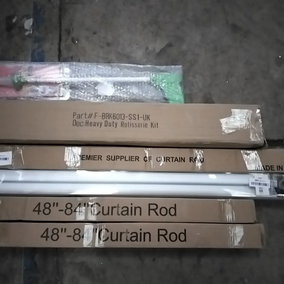 Lot 5064: PALLET OF ASSORTED ITEMS INCLUDING HEAVY DUTY ROTISSERIE KIT ...