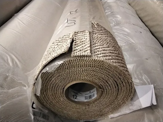 Lot 12: ROLL OF NATURE RUSTIQUE CARPET APPROXIMATELY 4X8M - 4926050 ...