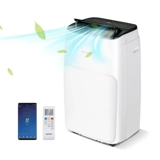 Lot 1584: BOXED 12000 BTU PORTABLE AIR CONDITIONER WITH WIFI SMART APP ...