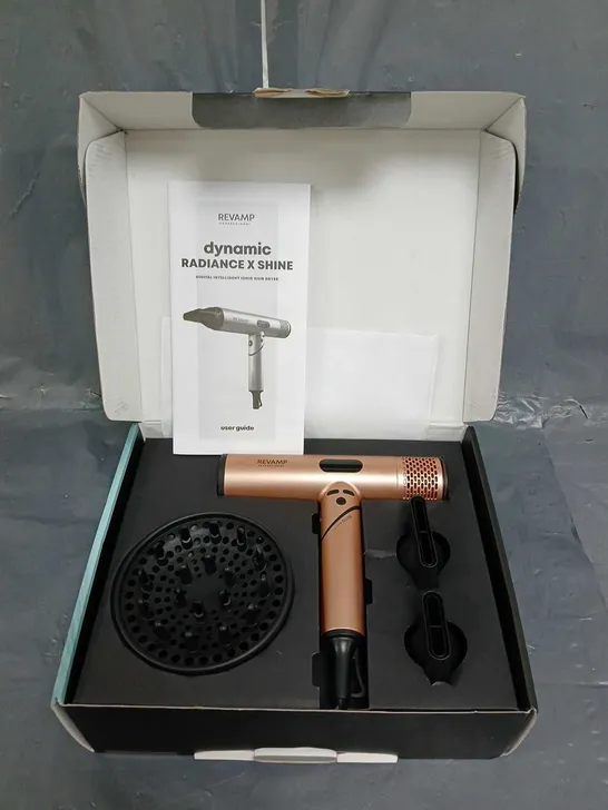 Lot 6050: REVAMP DYNAMIC RADIANCE X SHINE DIGITAL INTELLIGENT IONIC ...