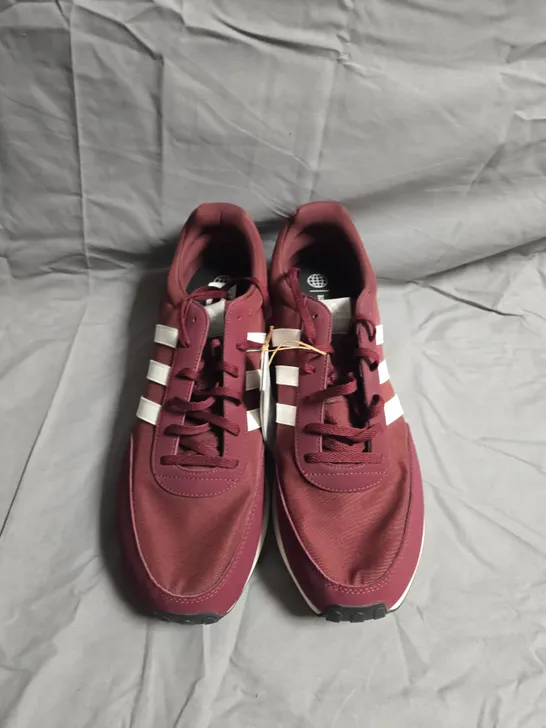 Lot 3059: UNBOXED PAIR OF ADDIAS RUN 60'S TRAINERS - UK SIZE 12 ...
