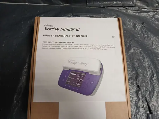 Lot 1666: NUTRICIA FLOCARE INFINITY III ENTERAL FEEDING PUMP – PURPLE ...