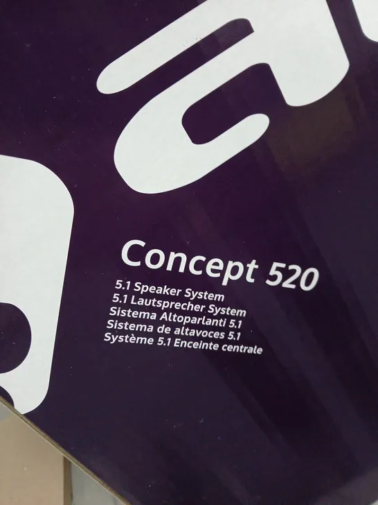 Lot 205: CONCEPT 520 5.1 SPEAKER SYSTEM – BOXED - 5528897 | Simon ...