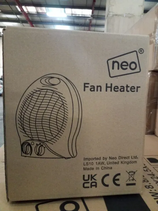 Lot 2458: BOX TO INCLUDE 8 NEO FAN HEATERS - 5339267 | Simon Charles ...