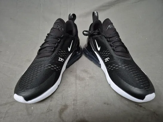 Lot 5002: BOXED PAIR OF NIKE AIR MAX 270 SHOES IN BLACK/WHITE UK SIZE 9 - 5025312 | Simon ...