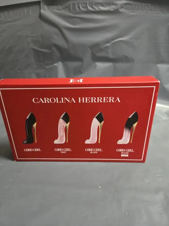 Lot 1034: CAROLINA HERRERA GOOD GIRL MINIATURE COLLECTION 4 X 7ML ...
