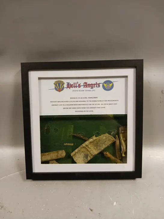 Lot 12: FRAMED HELL'S ANGELS 303RD BOMB GROUP BOEING B-17G AIRCRAFT ...