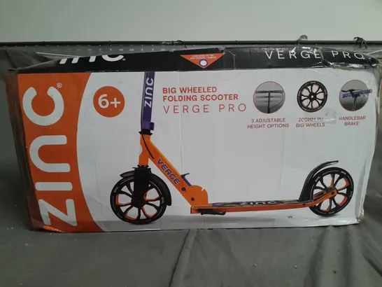 Lot 5818: BOXED ZINC VERGE PRO SCOOTER - 4974341 | Simon Charles ...