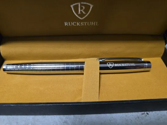 Lot 9820: RUCKSTUHL STAINLESS STEEL LUXURY PEN IN GIFT BOX - 5209203 ...