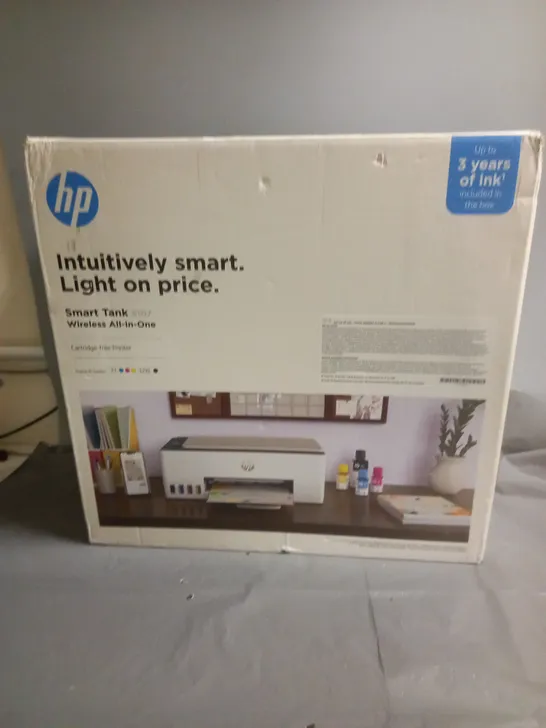 Lot 6308: BOXED HP SMART TANK 5107 WIRELESS ALL IN ONE PRINTER ...