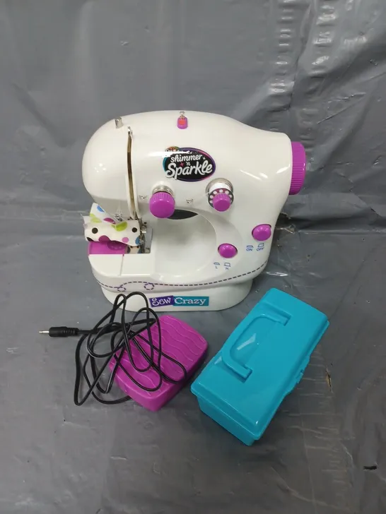 Lot 4310: BOXED SHIMMER N SPARKLE SEW CRAZY SEWING MACHINE - 5165643 ...