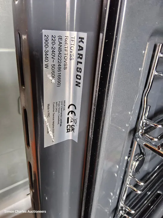 Lot 66: KARLSON INTEGRATED ELECTRIC OVEN Model TF5OVSS - 4667690 ...