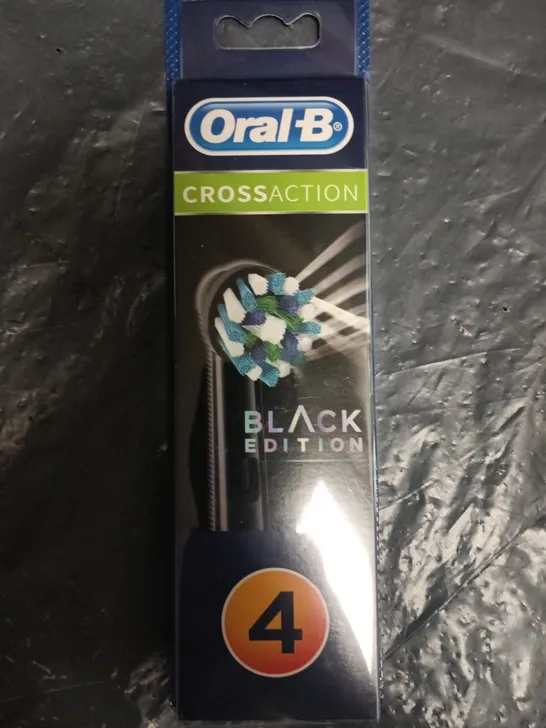 Lot 547: ORAL-B PRO CROSS ACTION BLACK EDITION - REPLACEMENT ELECTRIC ...