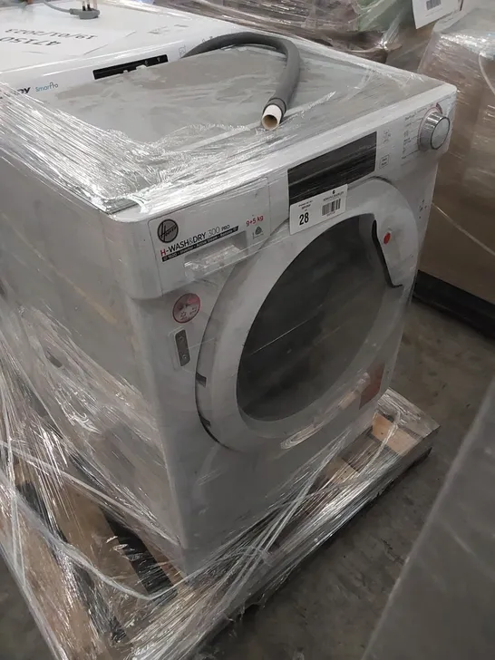 Lot 28: CANDY SMART PRO 10KG CONDENSER TUMBLE DRYER WHITE AND HOOVER H ...