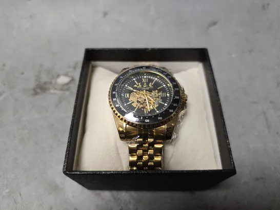 Lot 2670: SAMUEL JOSEPH SKELETON MECHANISM EXHIBITION BACK CASE WATCH ...