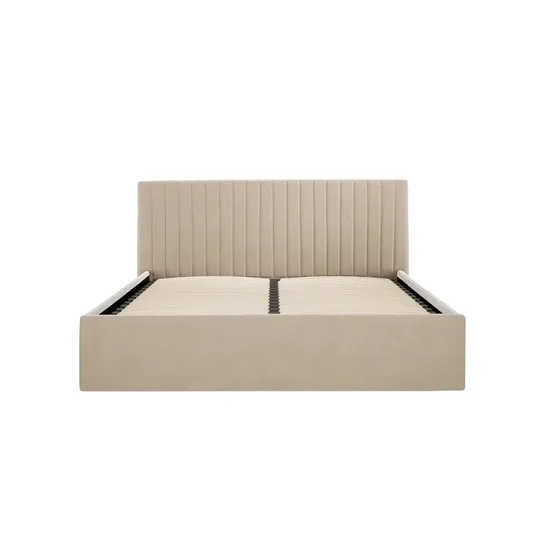 Lot 507: BOXED HUCKSLEY UPHOLSTERED BED FRAME - DOUBLE SIZE (2 BOXES ...
