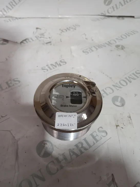 Lot 12103: TAPLEY BRAKE TESTER - 4655263 | Simon Charles Auctioneers