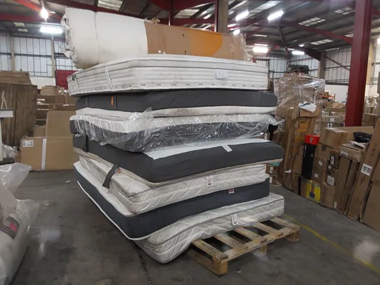Lot 3013: PALLET OF 8X ASSORTED UNBAGGED MATTRESSES- VARIOUS BRANDS ...