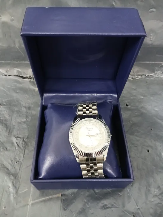 Lot 8135: GENOA TIME WATCH STAINLESS STEEL WATCH - 4992703 | Simon ...