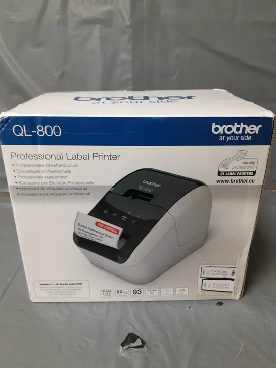 Lot 8849: BROTHER LABEL PRINTER QL-800 - 5176536 | Simon Charles ...