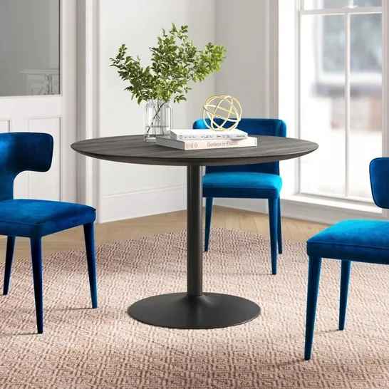 Lot 25: BOXED ICKES PEDESTAL DINING TABLE - 4843796 | Simon Charles ...