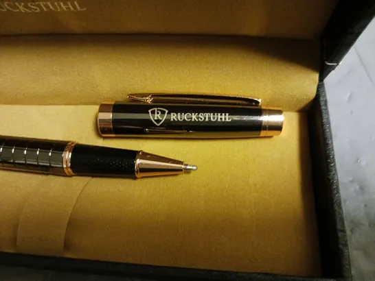 Lot 4564: RUCKSTUHL BLACK & ROSE GOLD COLOURED STAINLESS STEEL LUXURY ...