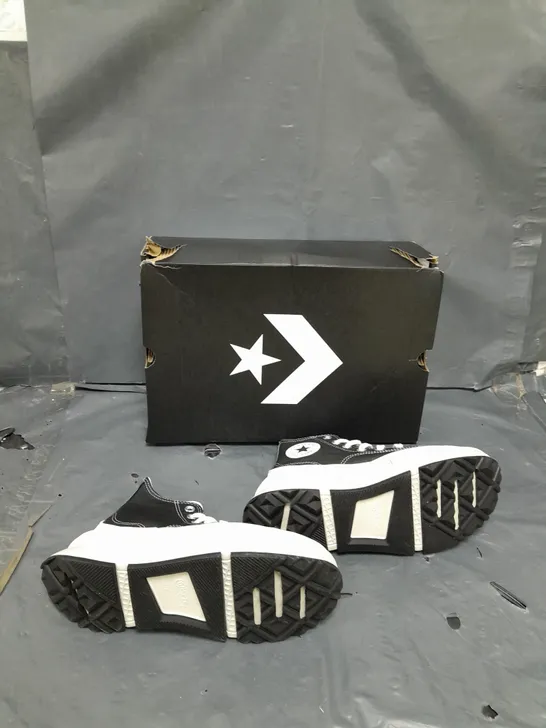 Lot 1114: BOXED PAIR OF CONVERSE CHUCK TAYLOR CHUNKY BASE UK 3.5 MENS ...