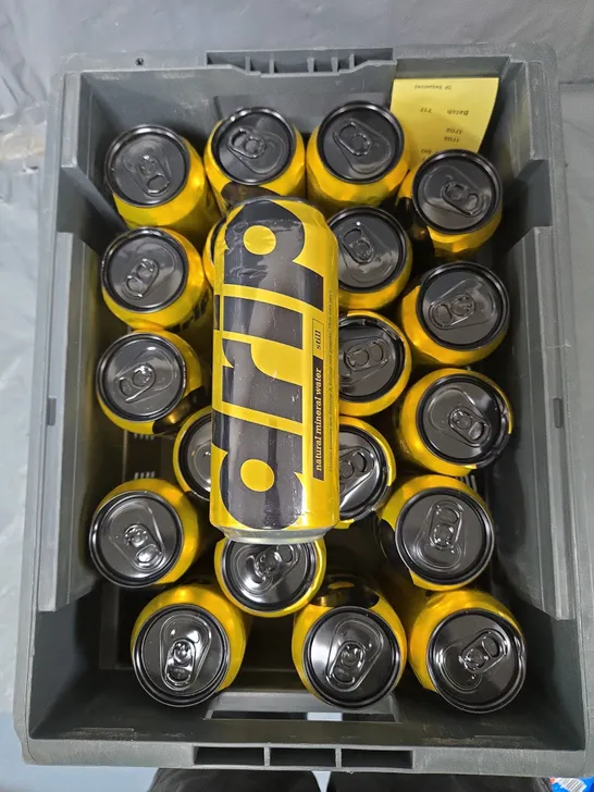 Lot 2111: 15 CANS OF DRIP NATURAL MINERAL WATER STILL 500ML - 5208938 ...