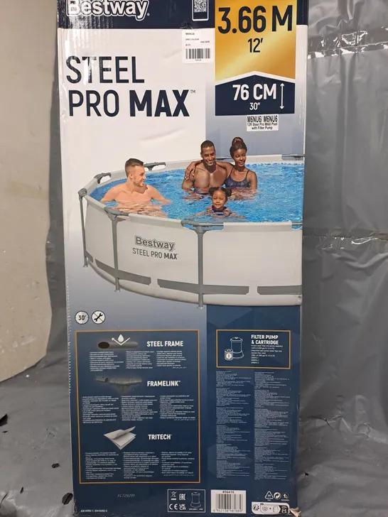 Lot 1904: BOXED BESTWAY 12FT PRO MAX POOL - COLLECTION ONLY - 5262621 ...