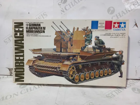 Lot 2076: TAMIYA 1/35 MILITARY MINIATURE SERIES - GERMAN FLAKPANZER IV ...