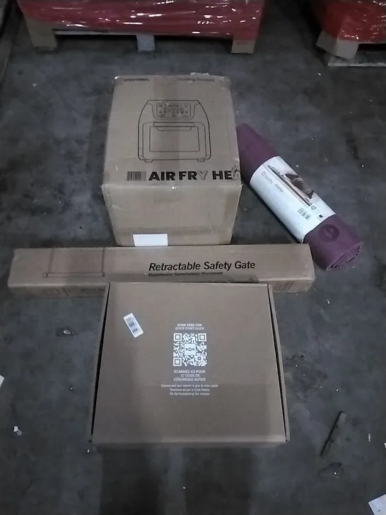 Lot 1006: PALLET OF HOUSEHOLD ITEMS TO INCLUDE AIR FRYER, RETRACTABLE ...