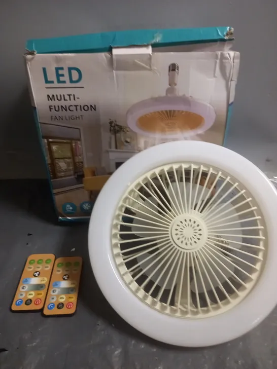 Lot 1776: LED MULTI-FUNCTION FAN LIGHT - 4928585 | Simon Charles ...