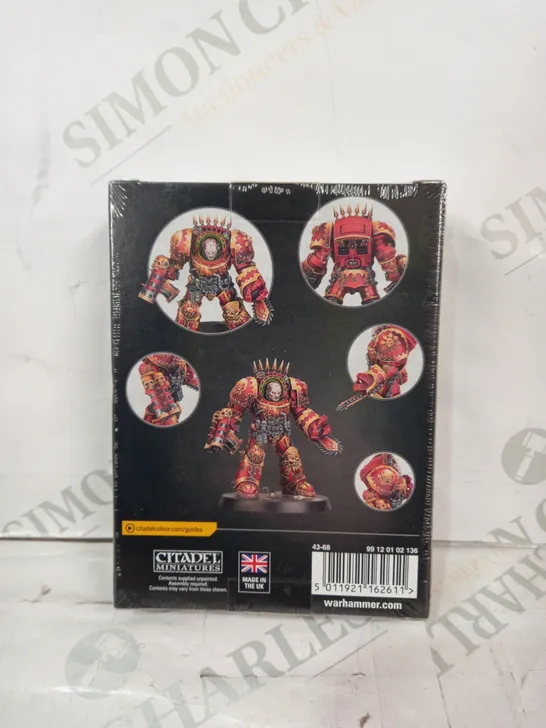 Lot 6644: WARHAMMER 40K COMMEMORATIVE SERIES CHAOS SPACE MARINES ...