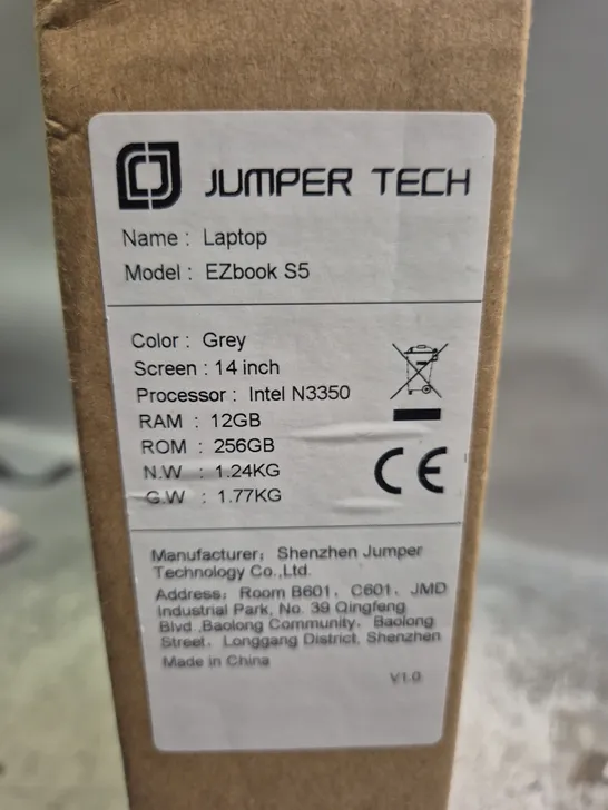 Lot 18: JUMPER TECH EZBOOK S5 256GB IN GREY - 5266880 | Simon Charles ...