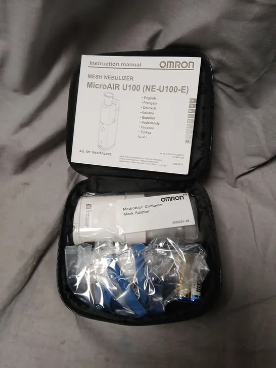Lot 5058: OMRON MICROAIR U100 MESH NEBULIZER – BOXED WITH ACCESSORIES - 5401306 | Simon Charles ...