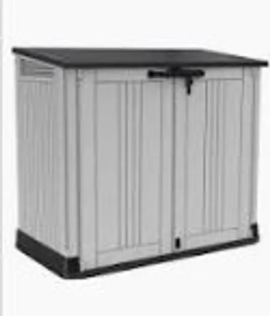 Lot 2019: KETER STORE IT OUT LOCKABLE OUTDOOR GARDEN STORAGE BOX 880L ...