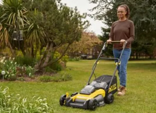 Lot 559: BRAND NEW BOXED STANLEY FATMAX V20 CORDLESS BRUSHLESS LAWN ...