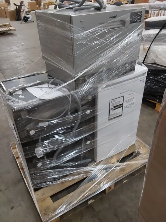 Lot 350: COMFEE FREESTANDING COMPACT DISHWASHER SILVER, RUSSELL HOBBS ...