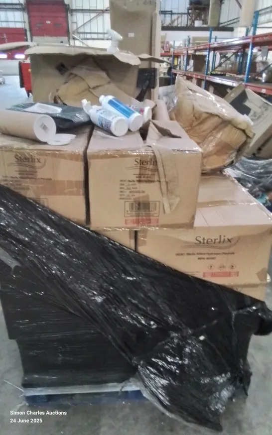 Lot 3000: PALLET CONTAINING LARGE QUANTITY OF HYDROGEN PEROXIDE AND TOY ...