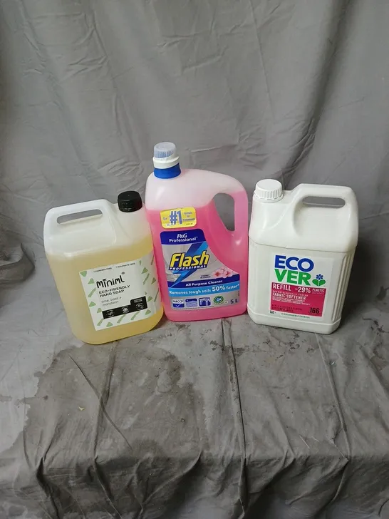 Lot 6421: APPROXIMATELY 4 ASSORTED HOUSEHOLD LIQUID PRODUCTS TO INCLUDE ECO VER REFILL 166 ...