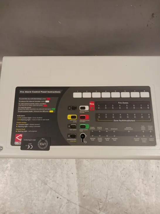 Lot 2041: C-TEC CFP FIRE ALARM CONTROL PANEL - 5066718 | Simon Charles ...
