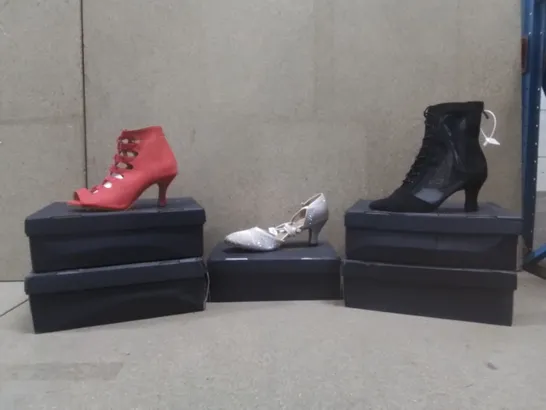 Lot 3031: 5 X BOXED MIXED ASSORTMENT OF WOMEN'S DANCEAND SWAY SHOES ...
