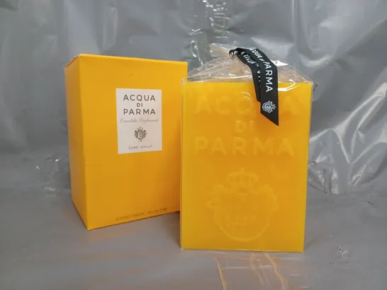 Lot 3471: ACQUA DI PARMA CUBO GIALLO SCENTED CANDLE - YELLOW CUBE ...