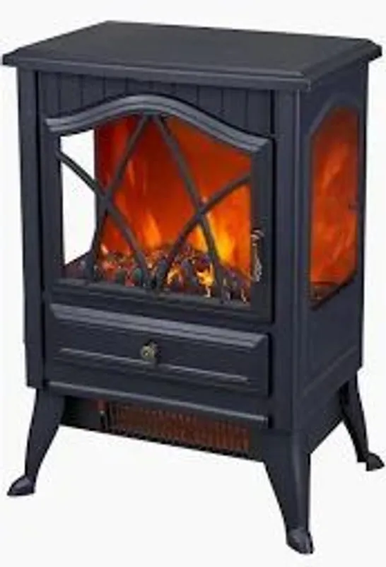 Lot 2067: BOXED NEO FREESTANDING ELECTRIC FIRE HEATER WITH REALISTIC ...